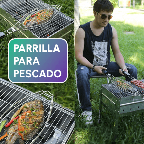 Parrilla para Pescado + Envío GRATIS – Mall 24/7 Guatemala🇬🇹